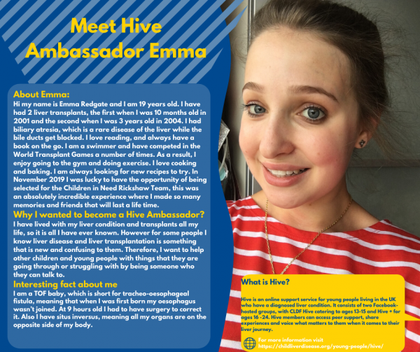 Hive | Our Social | Children's Liver Disease Foundation