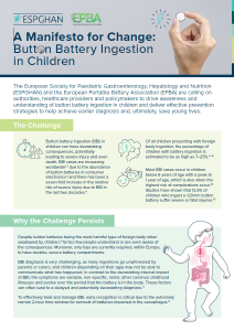 Button battery ingestion in children - Childrens Liver Disease Foundation